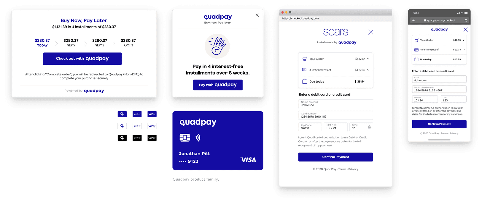 Quadpay | webuild - product design for startups