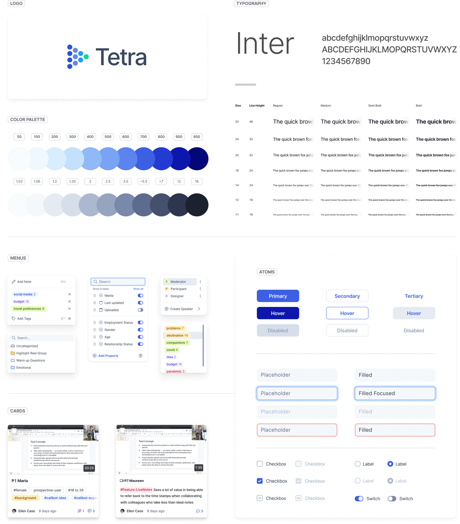 Tetra | webuild - product design for startups